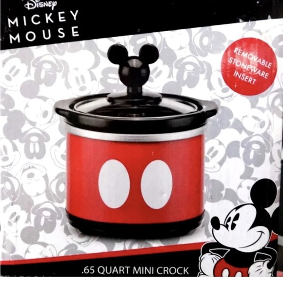 Disney | Kitchen | Walt Disney Mickey Mouse Red Black 65 Quart Mini ...